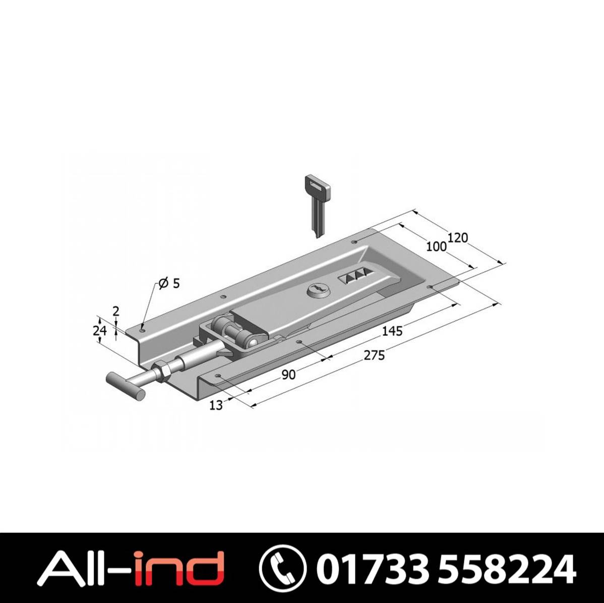 RECESSED DROPSIDE LOCK
