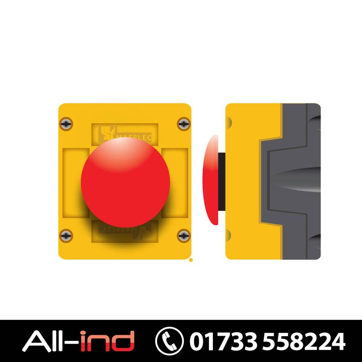 GENUINE MAFELEC - EMERGENCY STOP [40MM HEAD]